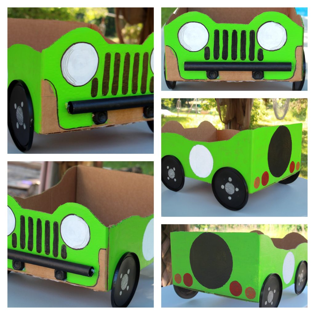 Diy Cardboard Jeep Template